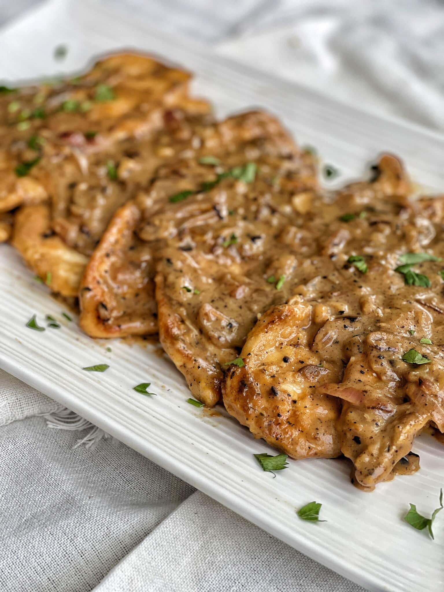 Lemon Shallot Chicken - Sweet Savory and Steph