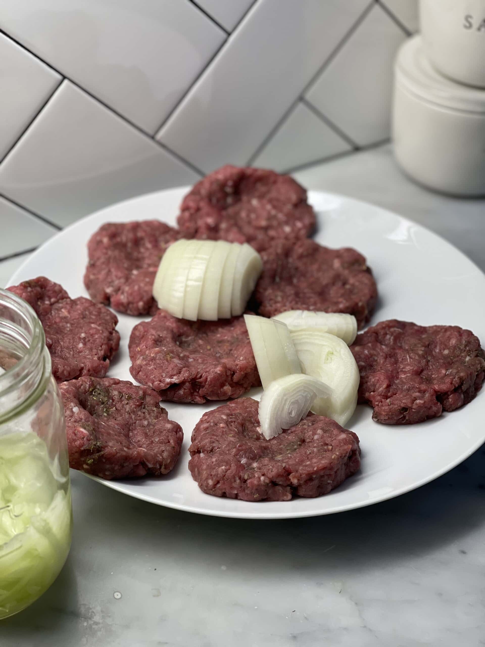 Greek Mini Beef Sliders - Sweet Savory and Steph