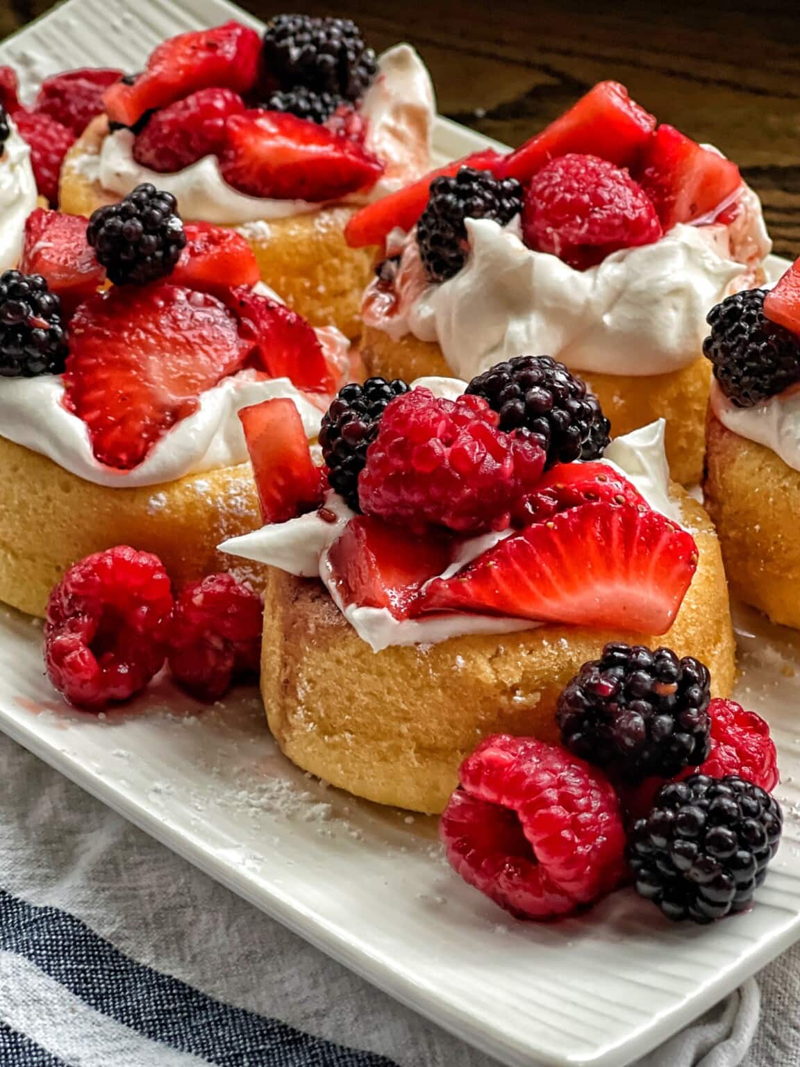 Dessert Shells with Macerated Mixed Berries - Sweet Savory and Steph
