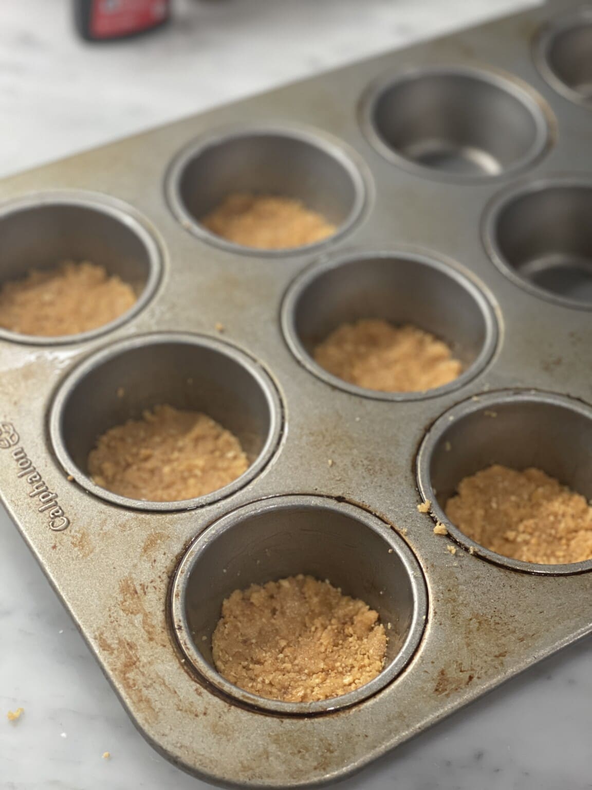 Mini Cheesecakes with Graham Cracker Crusts - Sweet Savory and Steph