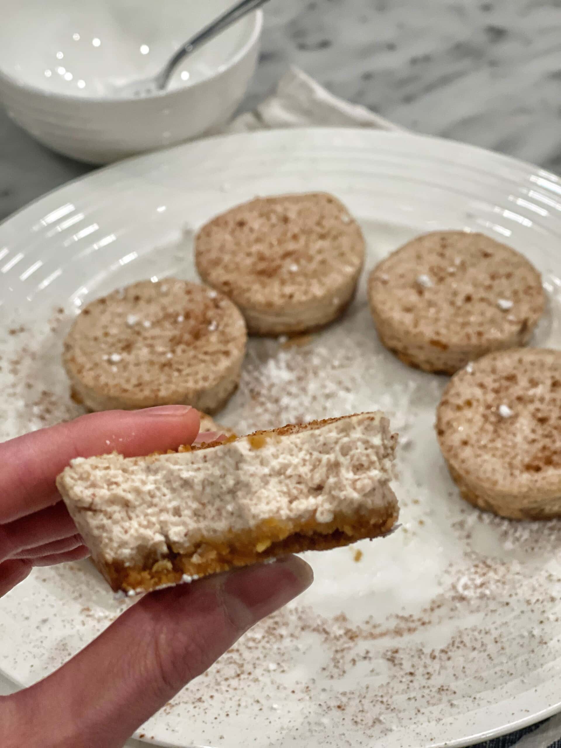 Mini Cheesecakes with Graham Cracker Crusts - Sweet Savory and Steph