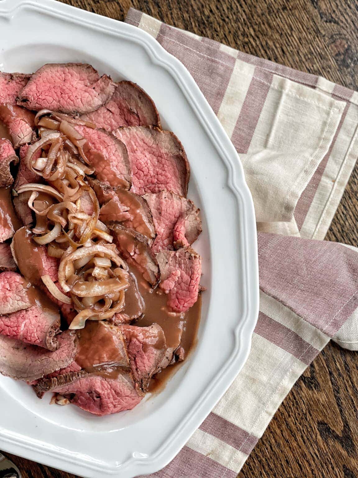 The Best-Ever Roast Beef - Sweet Savory and Steph