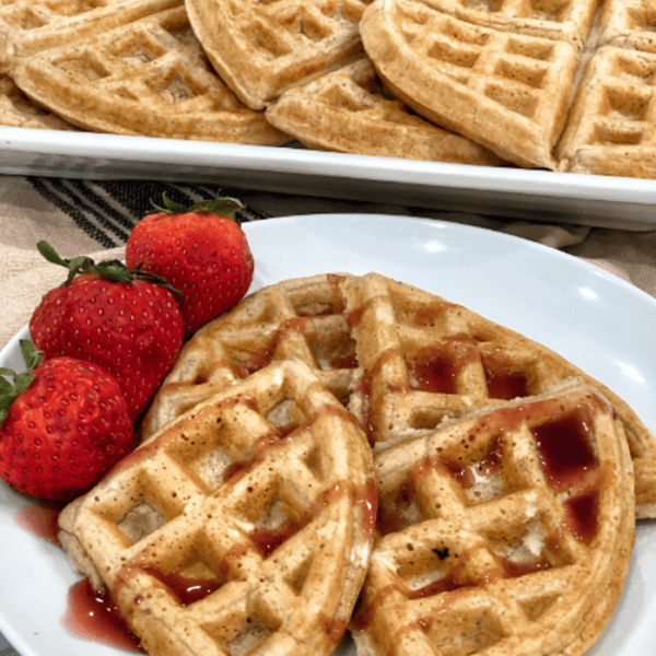 Homemade Frozen Waffles - Sweet Savory and Steph