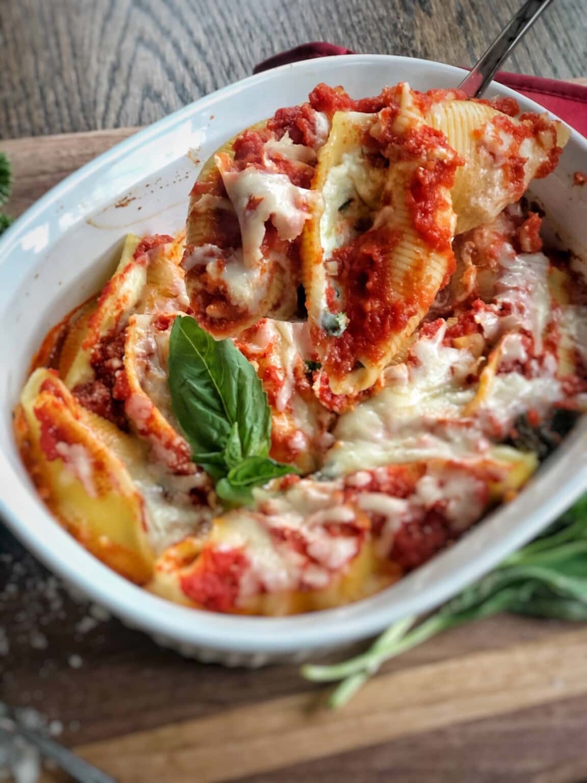 Classic Stuffed Shells - Sweet Savory and Steph