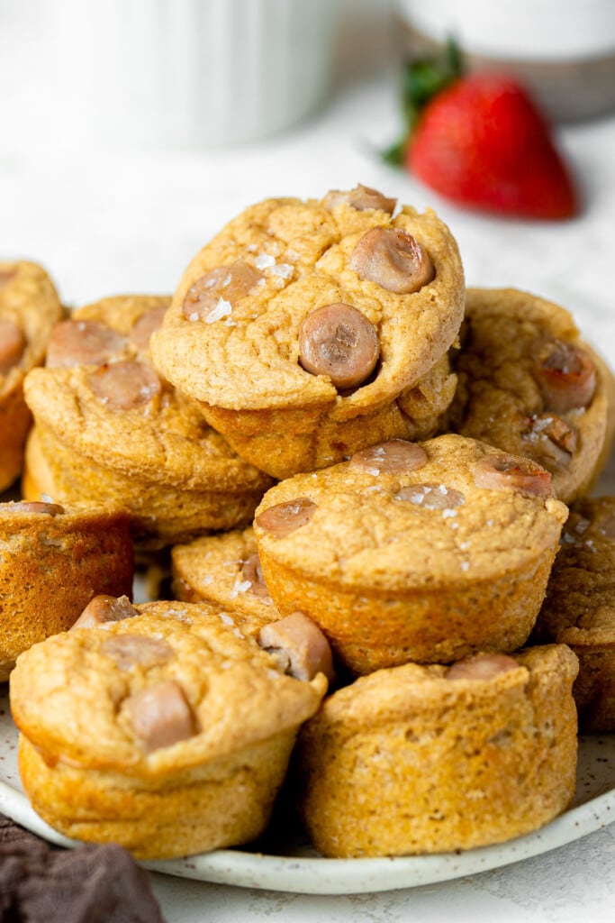 Pigs in a Blanket Breakfast Muffins - Sweet Savory and Steph