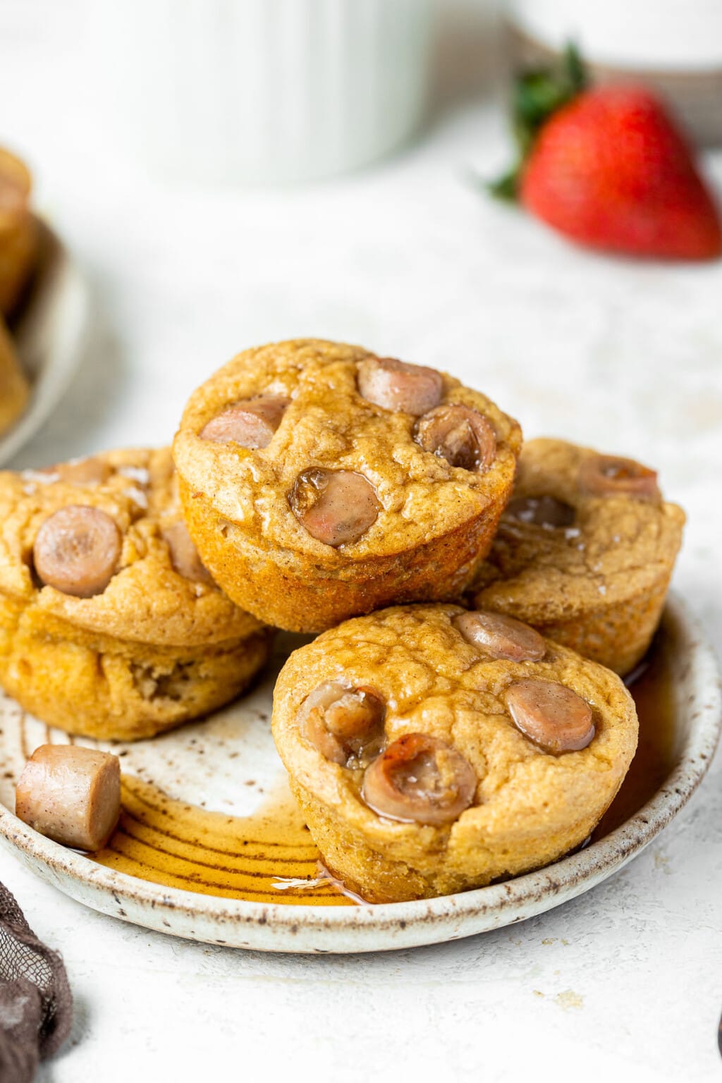 Pigs in a Blanket Breakfast Muffins - Sweet Savory and Steph