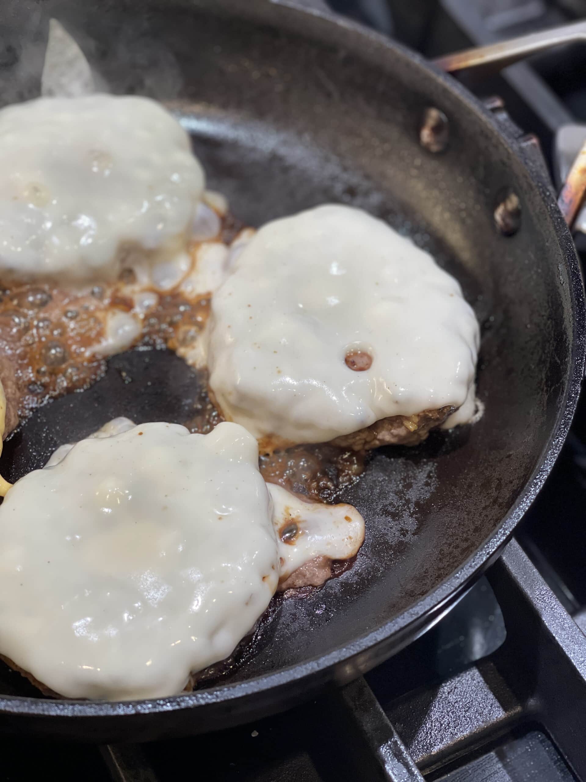 Reuben-Style Cheeseburgers - Sweet Savory and Steph