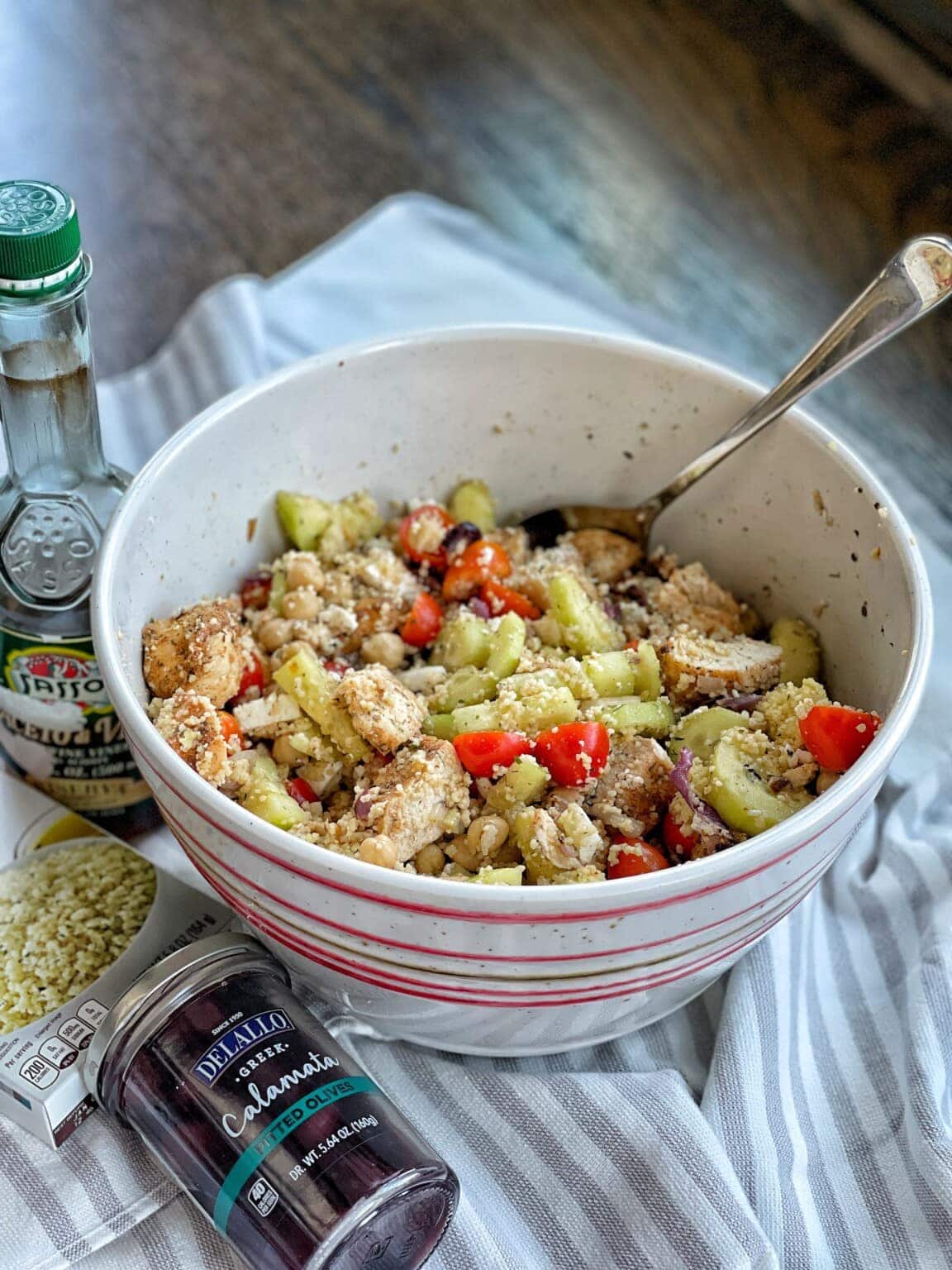 Greek Protein and Grain Bowls - Sweet Savory and Steph