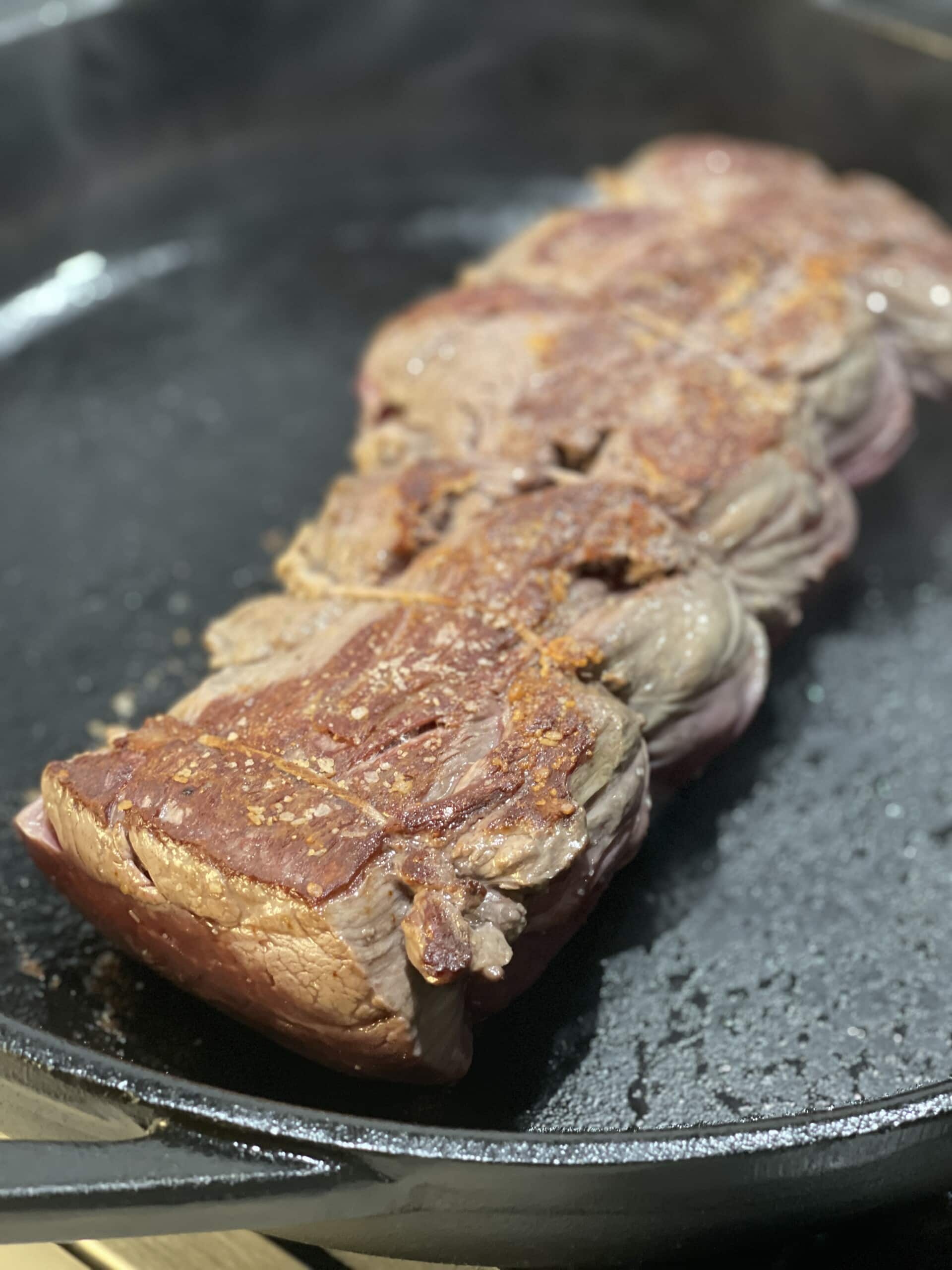 Buttery Herb-Crusted Beef Tenderloin - Sweet Savory and Steph