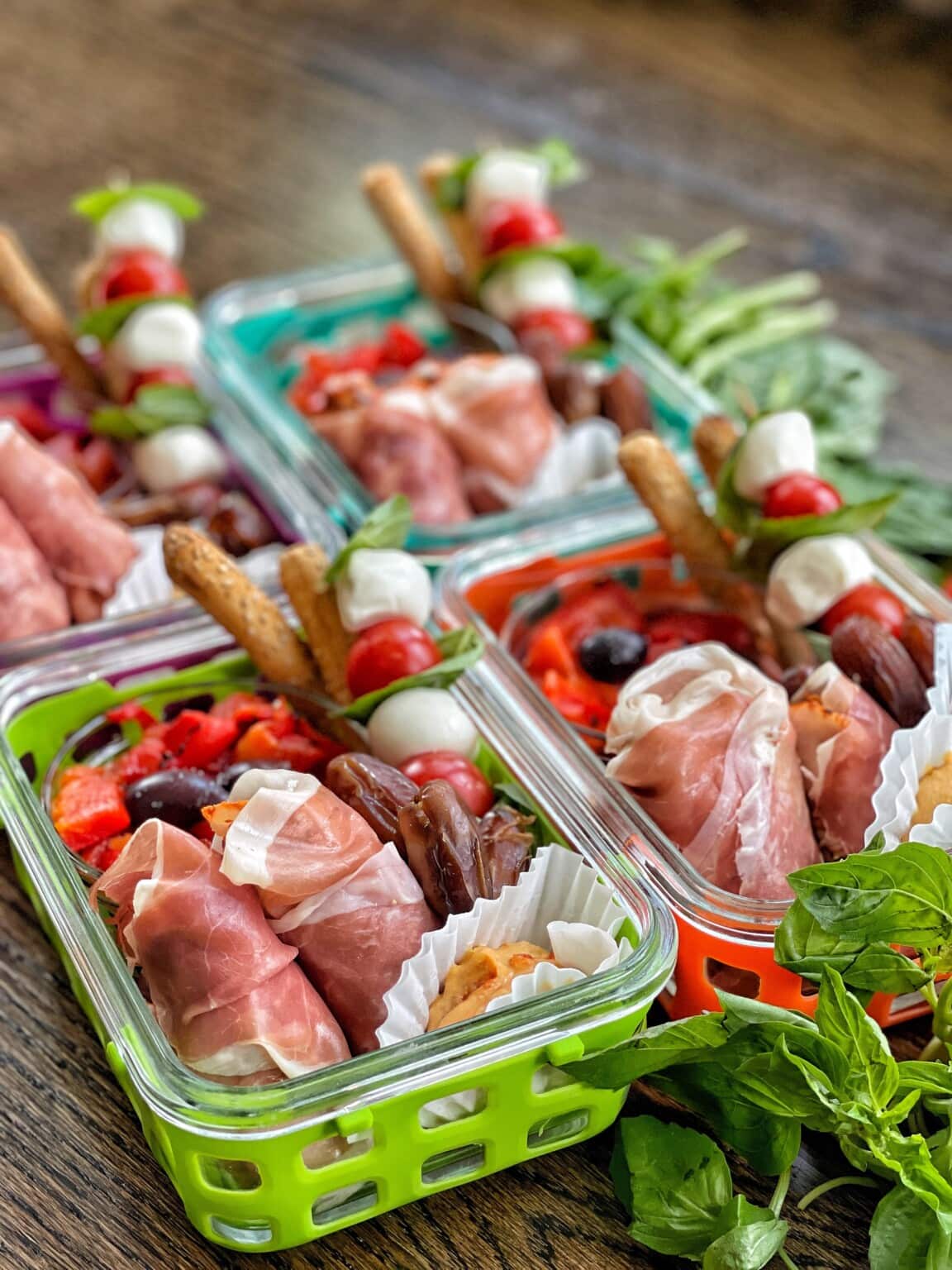 Italian Inspired Grown-Up Lunchable Box - Sweet Savory and Steph