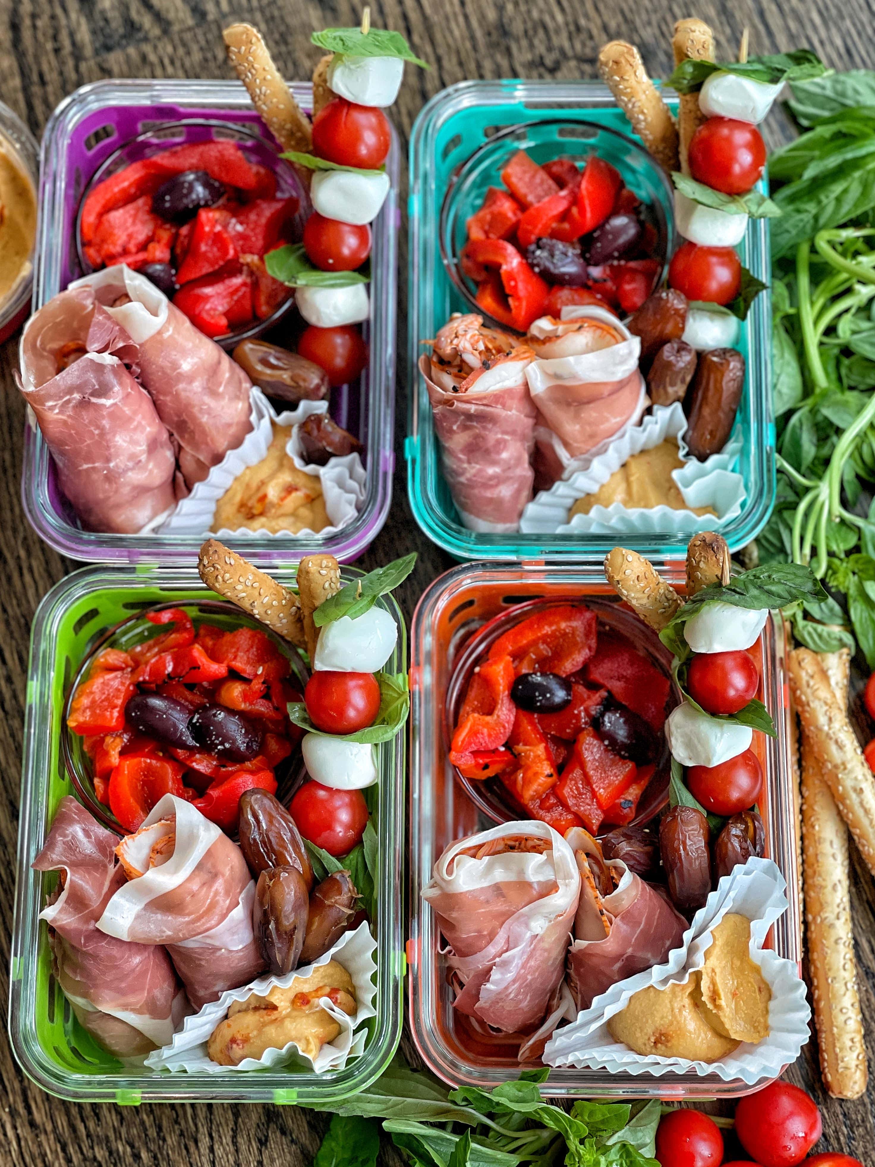 Italian Inspired Grown-Up Lunchable Box - Sweet Savory and Steph