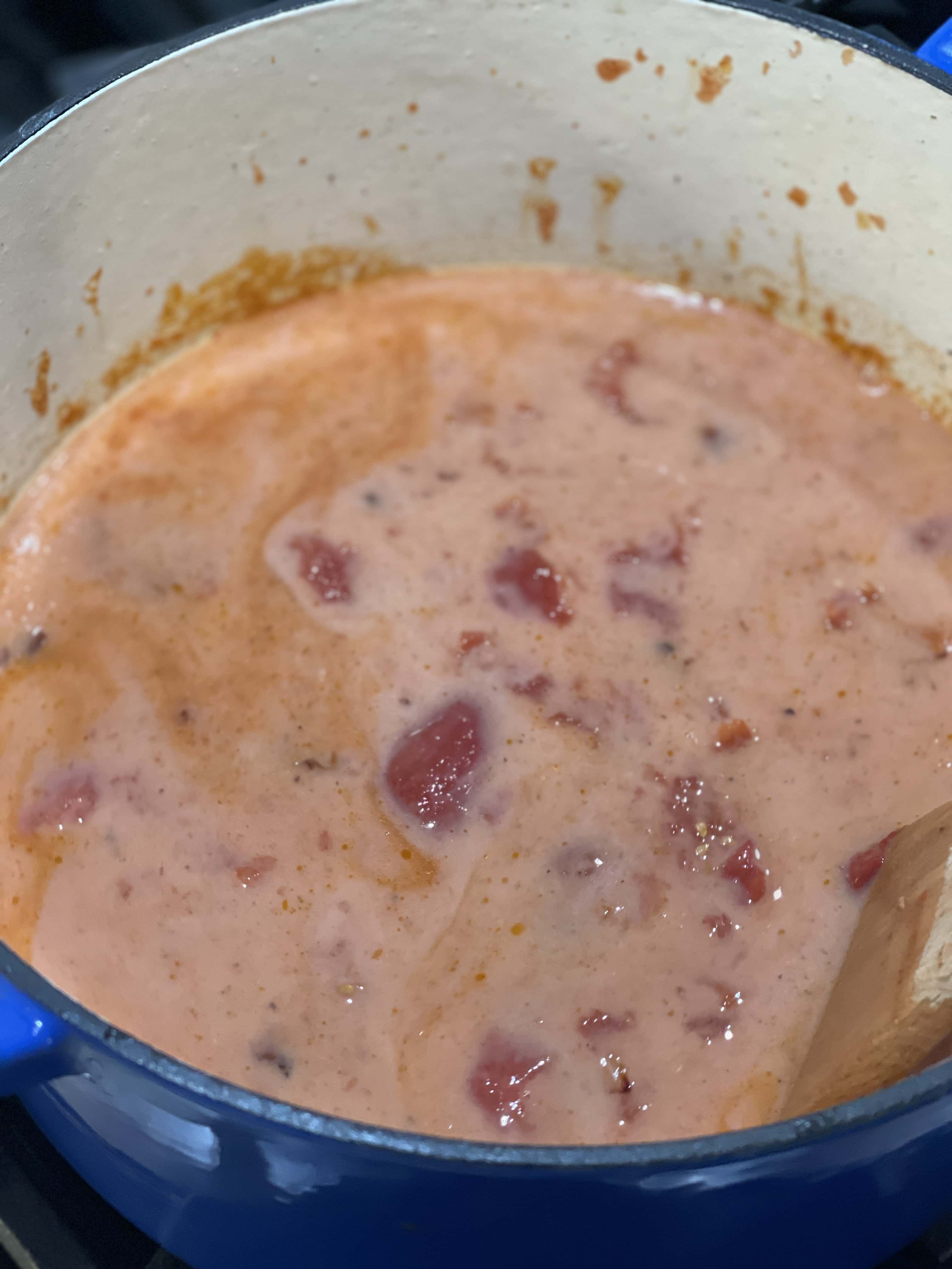 One Pot Rigatoni in Pink Sauce - Sweet Savory and Steph