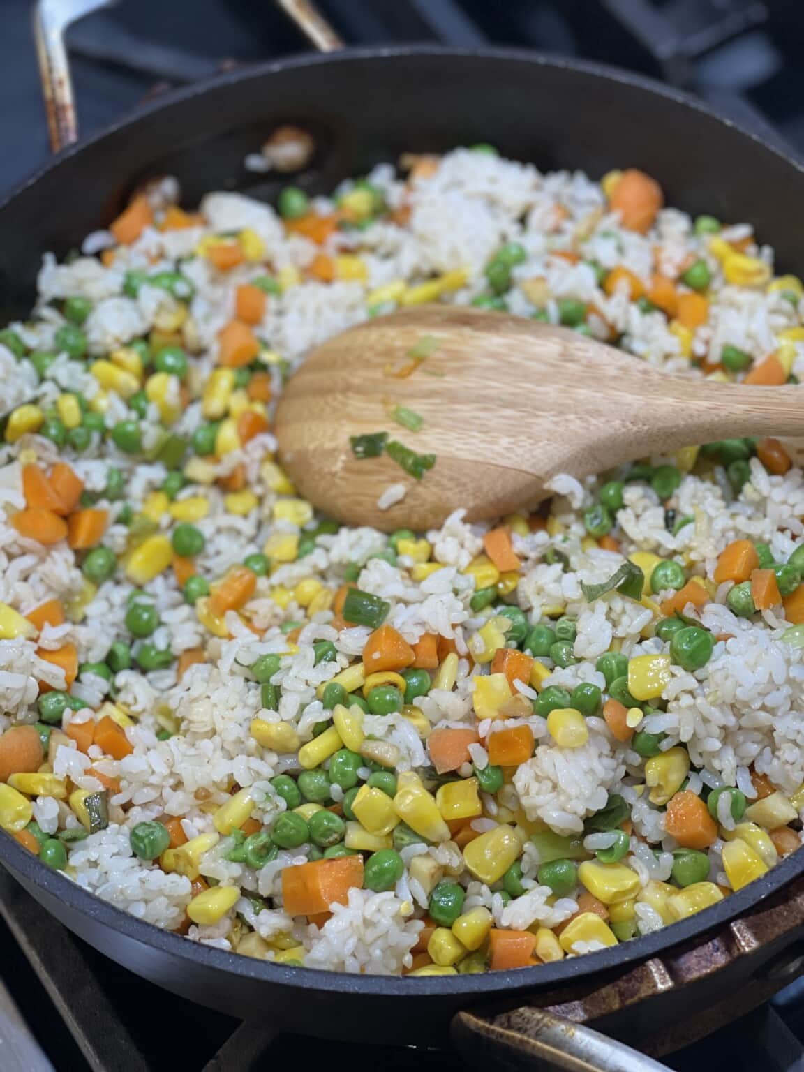 Healthy Vegetable Fried Rice - Sweet Savory and Steph