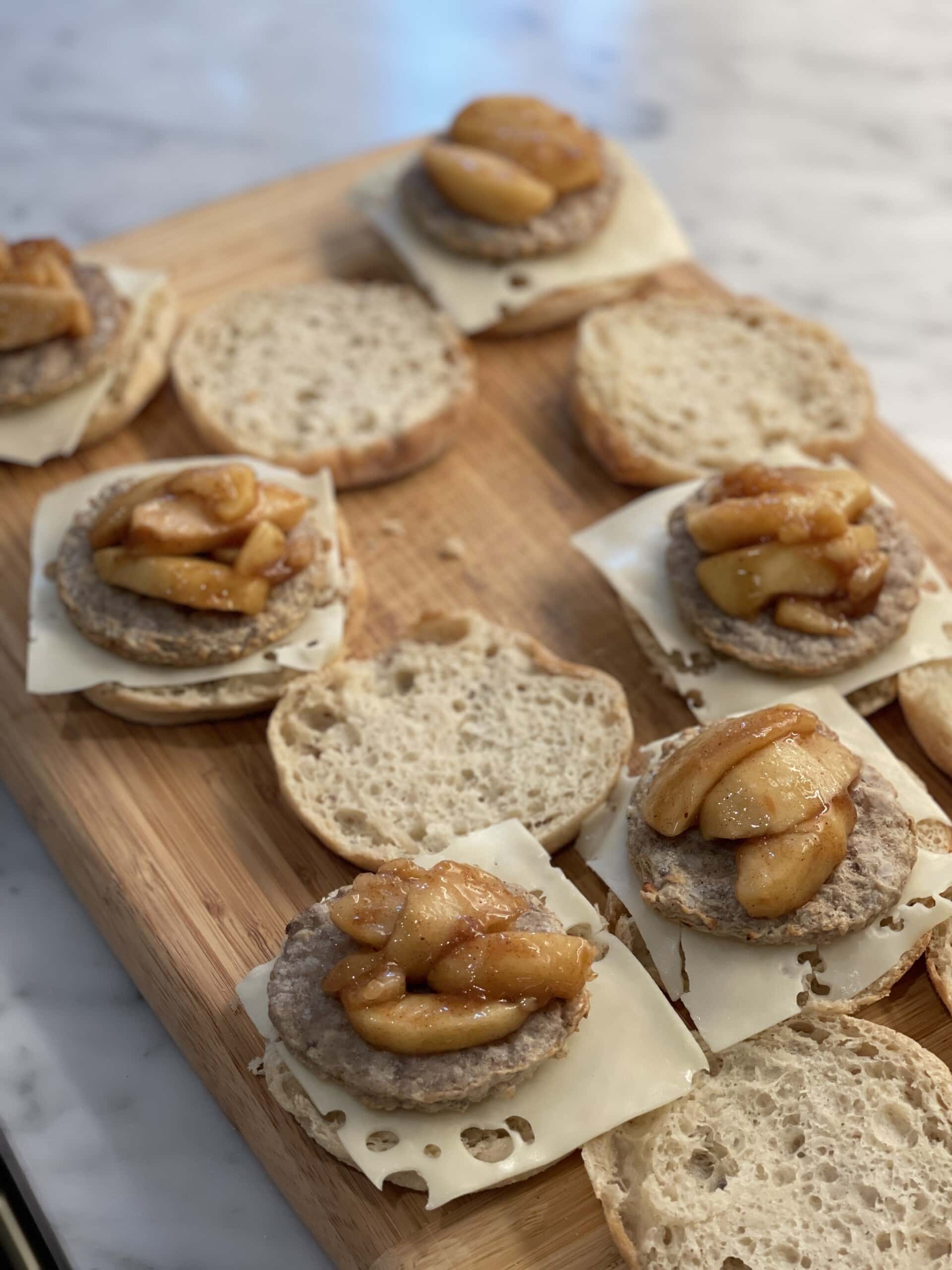 Healthy Fall Breakfast Sandwiches - Sweet Savory and Steph
