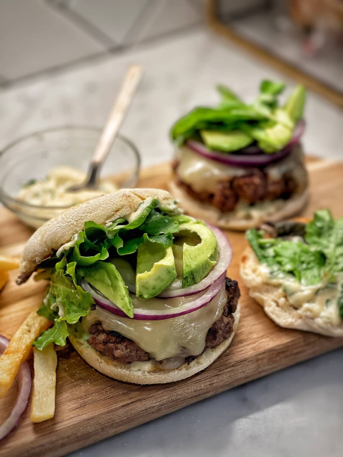 Healthy Beef California Style Burgers - Sweet Savory and Steph