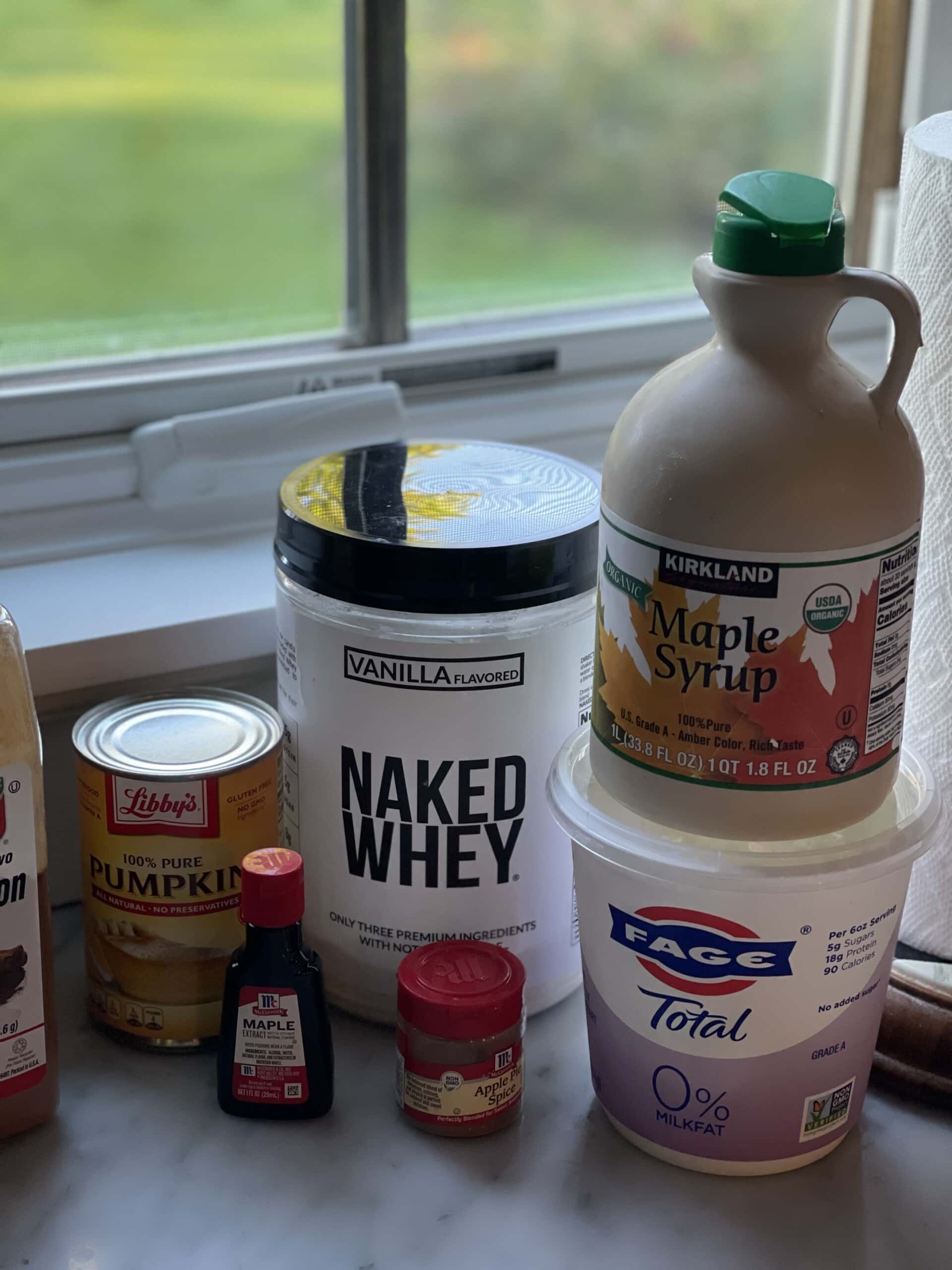 Healthy Pumpkin Spice Protein Smoothie - Sweet Savory and Steph