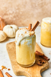Healthy Pumpkin Spice Protein Smoothie - Sweet Savory and Steph