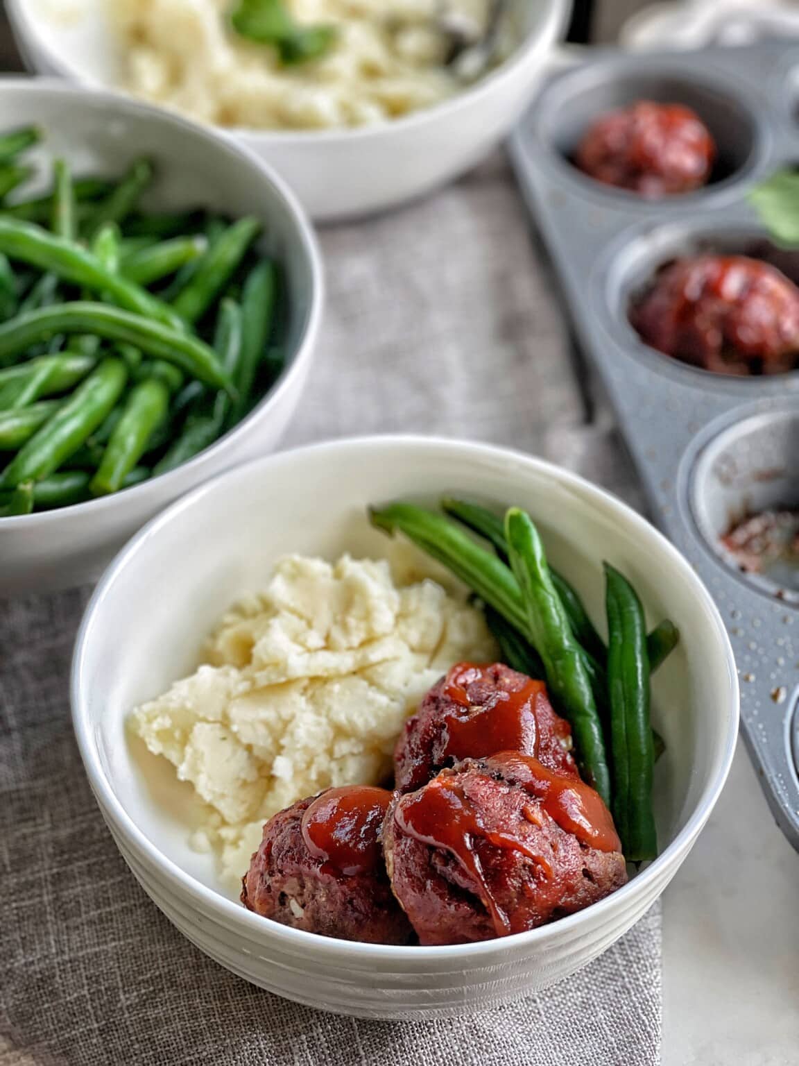 Healthy BBQ Meatloaf Meatballs - Sweet Savory and Steph