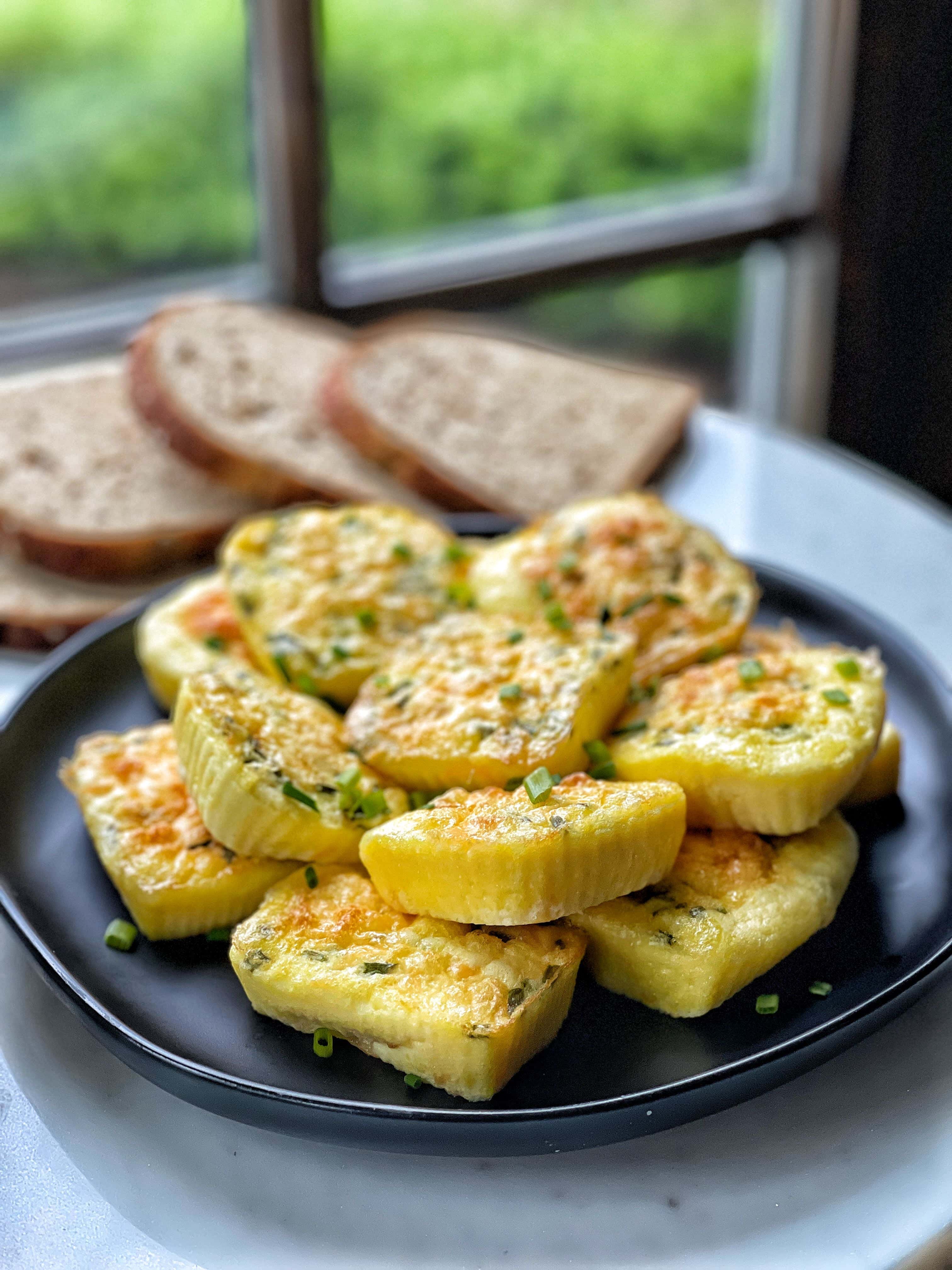 Healthy Sous Vide Egg Bites - Sweet Savory and Steph