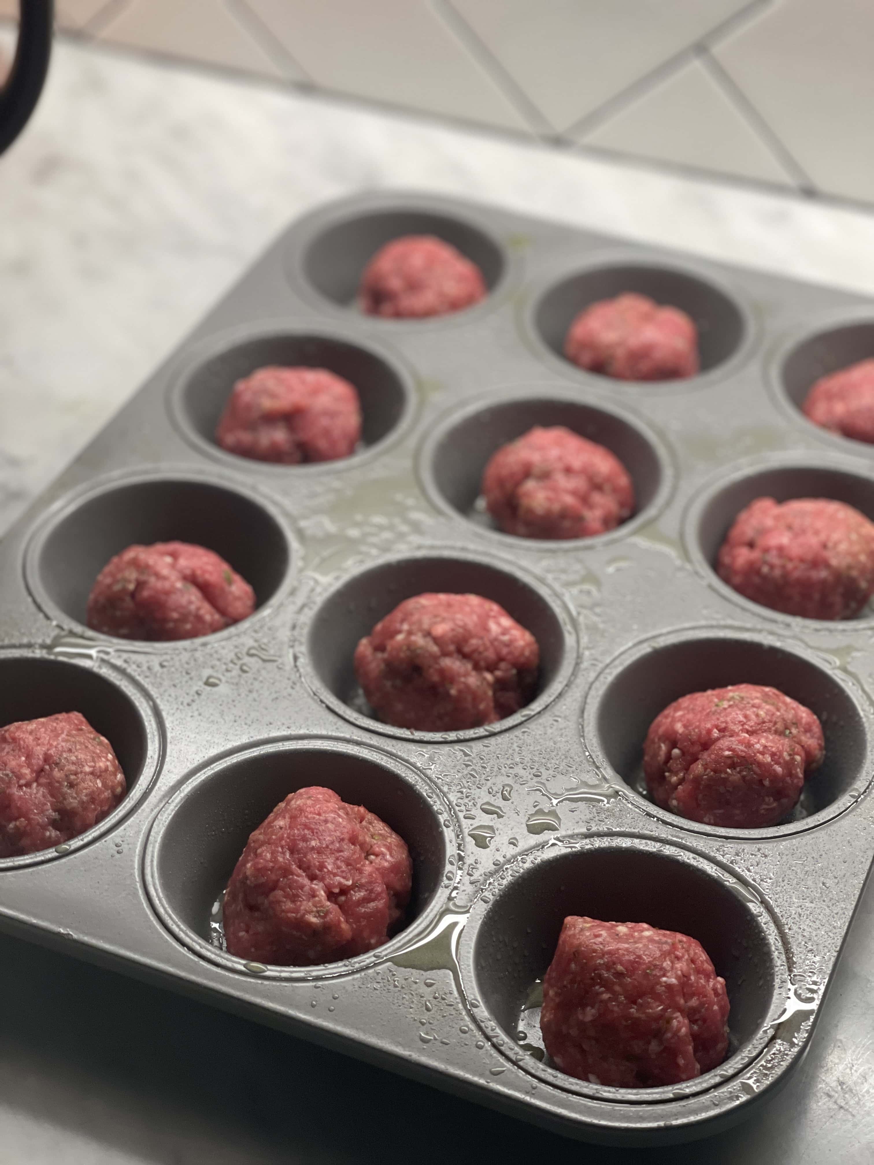 Healthy Greek-Inspired Beef Meatballs - Sweet Savory and Steph