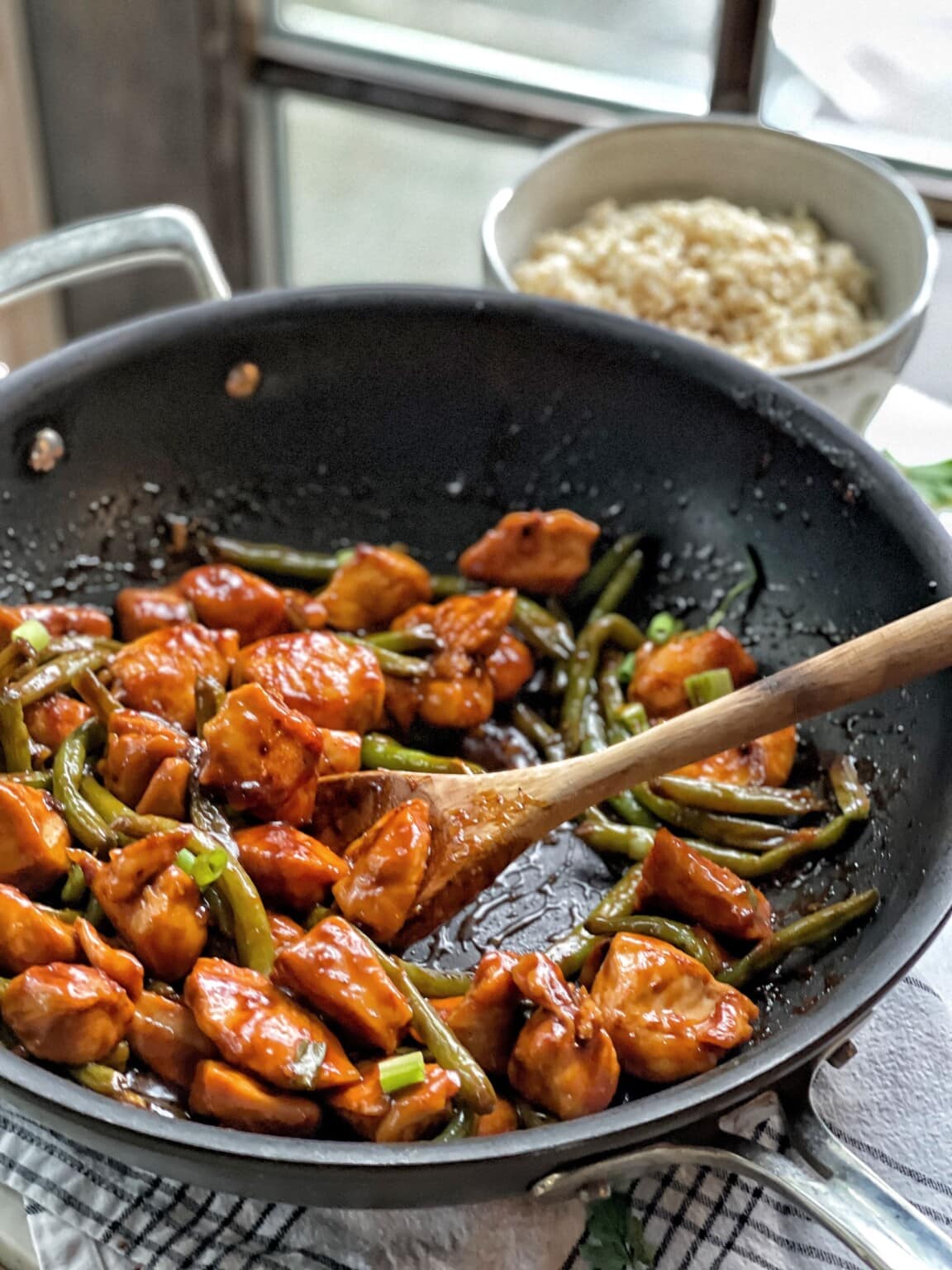 Healthy Chicken and String Bean Stir Fry