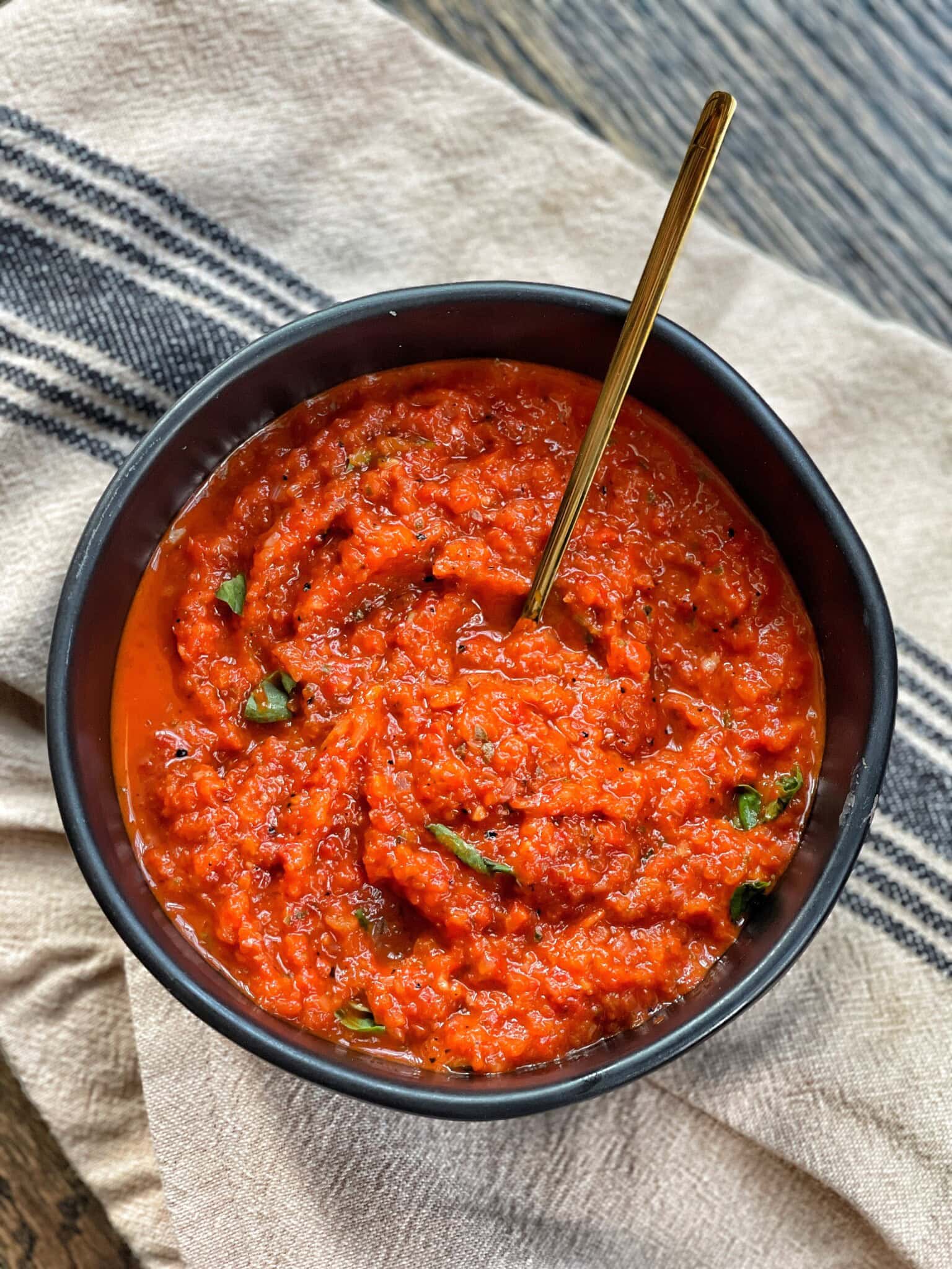 Easy No-Cook Roasted Red Pepper Sauce - Sweet Savory and Steph