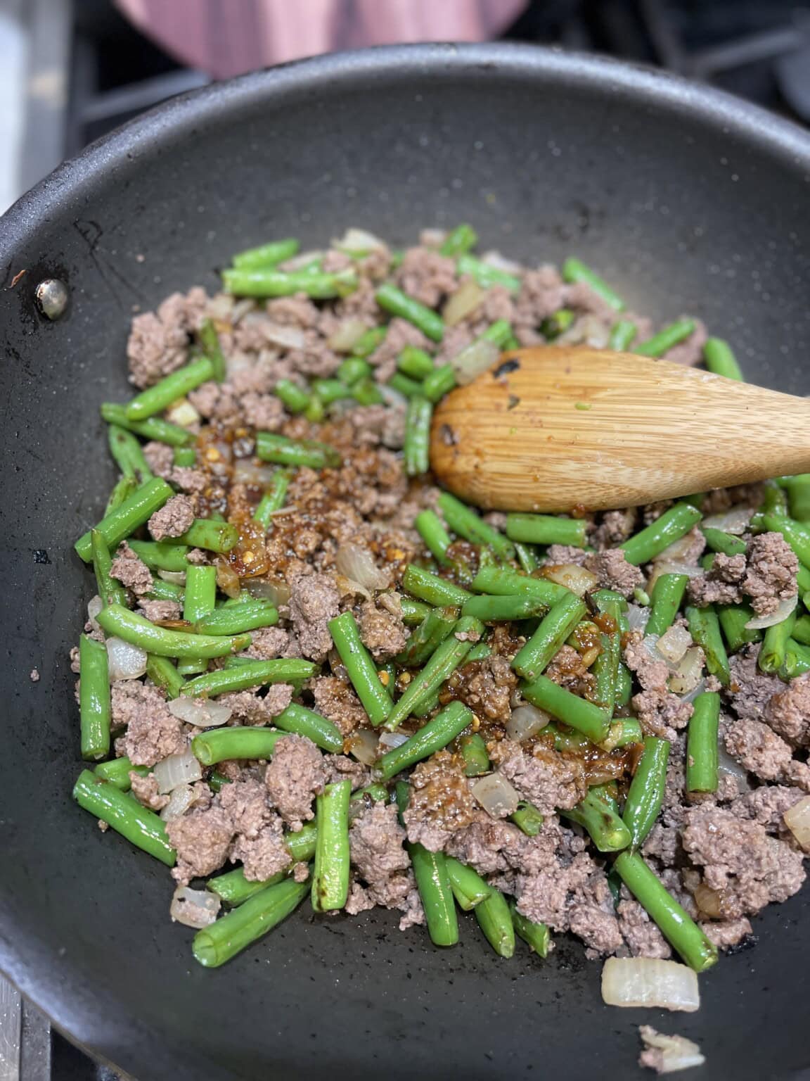 Easy Healthy Beef and String Bean Stir Fry - Sweet Savory and Steph