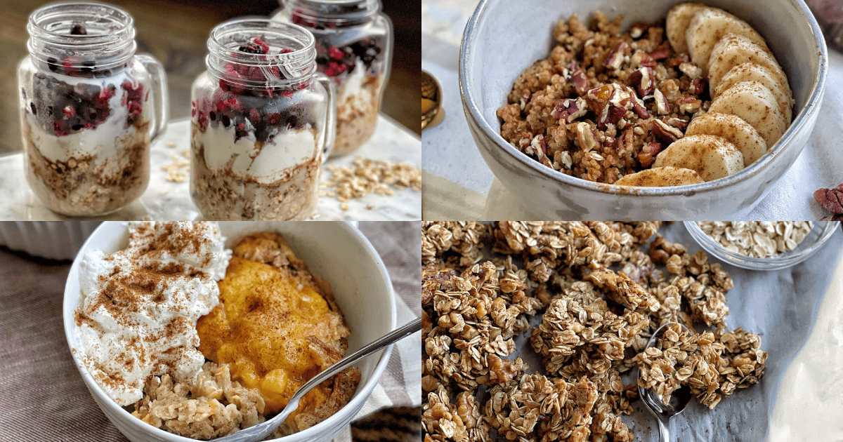 4 Healthy Dessert Inspired Breakfast Meal Prep Recipe Ideas (Gluten ...