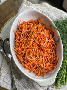 Spring Carrot Salad - Sweet Savory and Steph