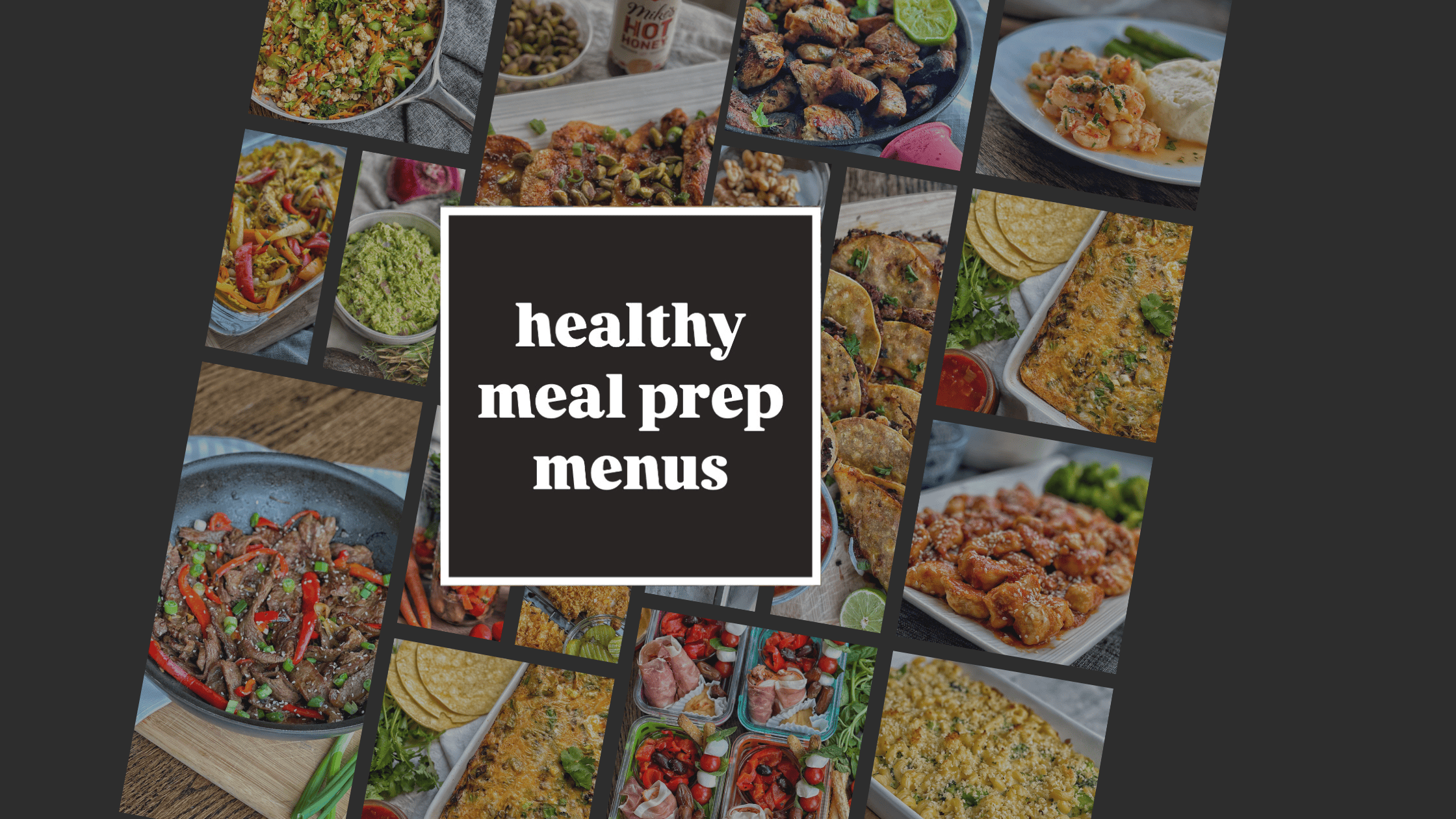 Custom Healthy Meal Prep Menu May 2025 - Sweet Savory and Steph