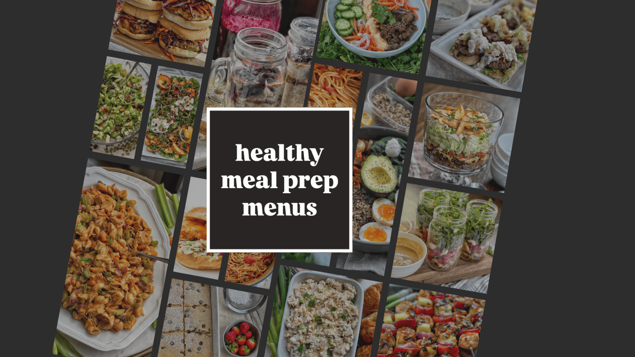 Healthy Meal Prep Menus January 2025 - Sweet Savory and Steph