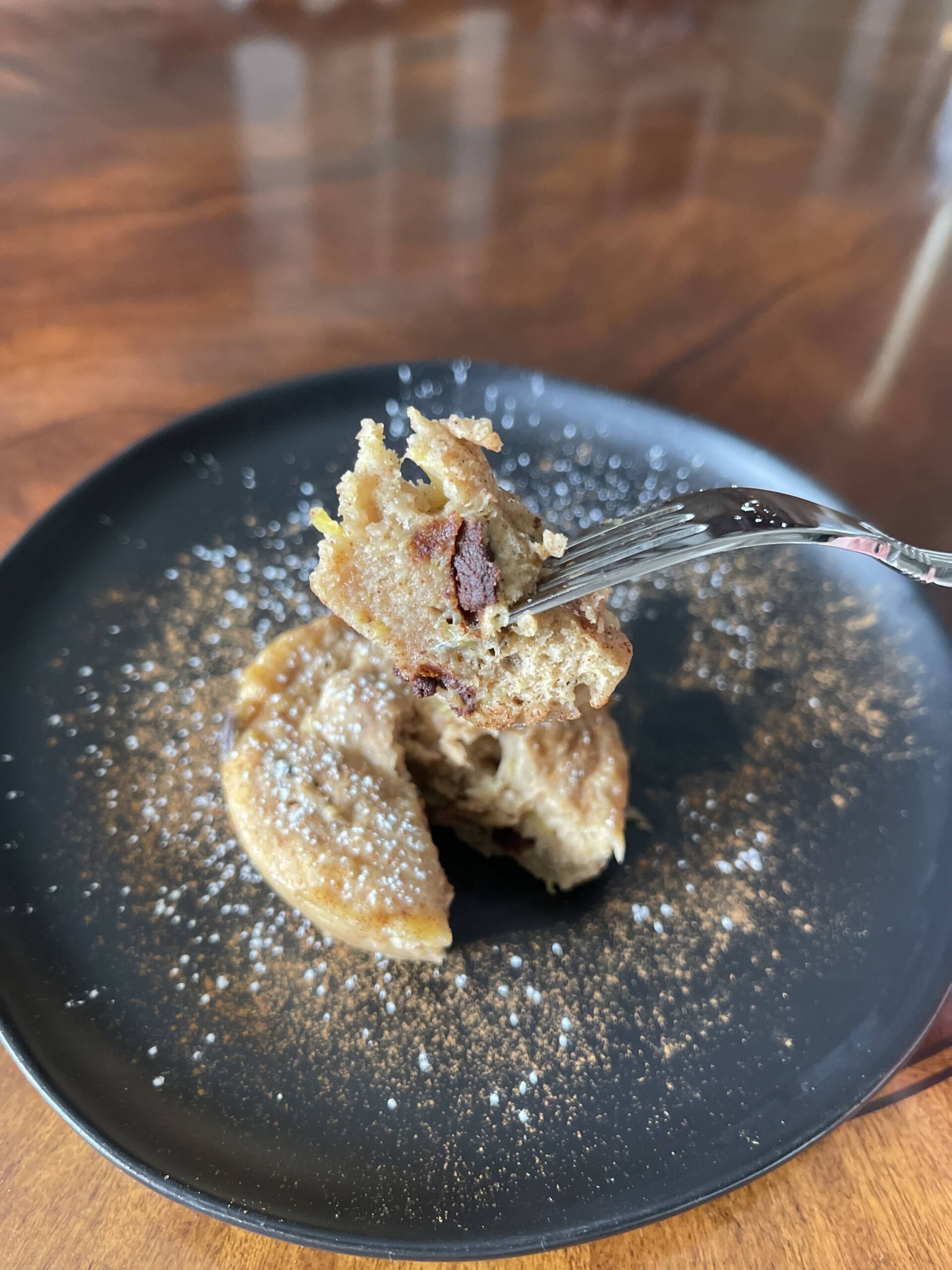 Skinny Banana Bread Mug Cake - Sweet Savory and Steph